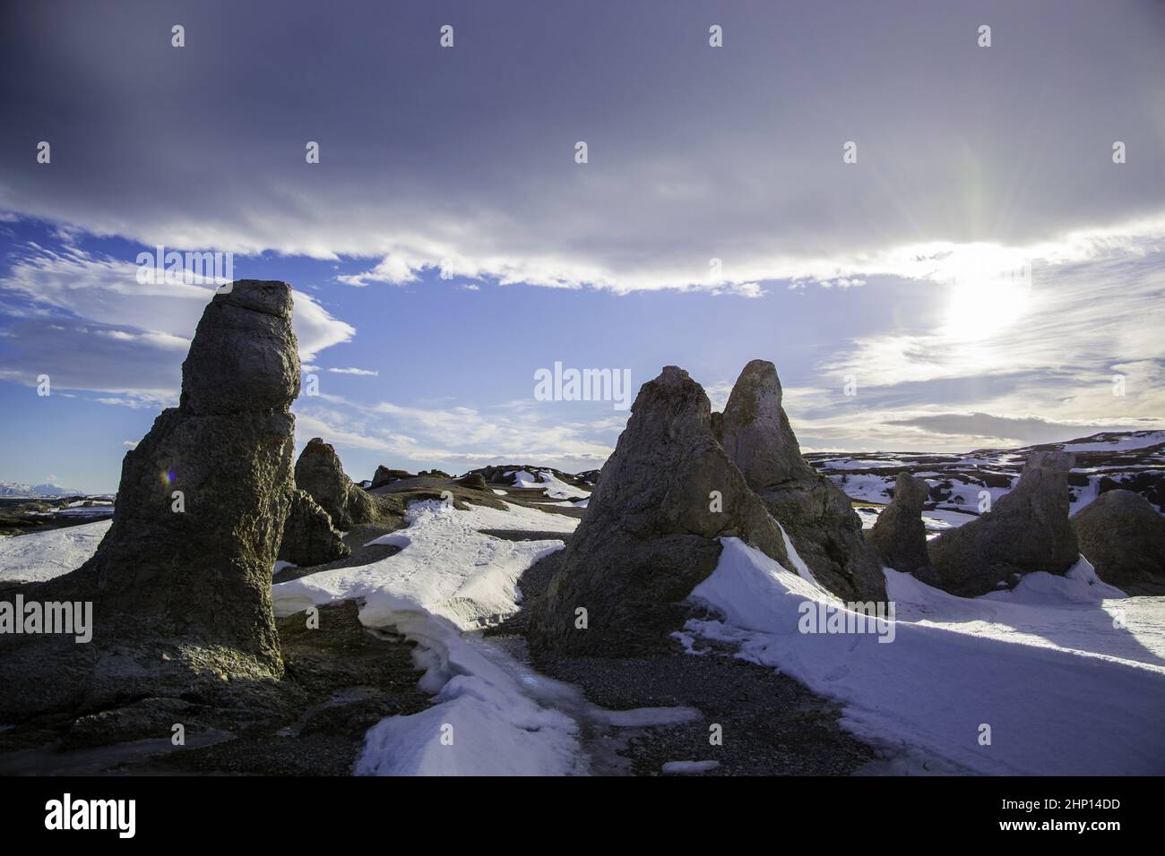 Stone trolls at Trollholmsund, Norway Stock Photo - Alamy