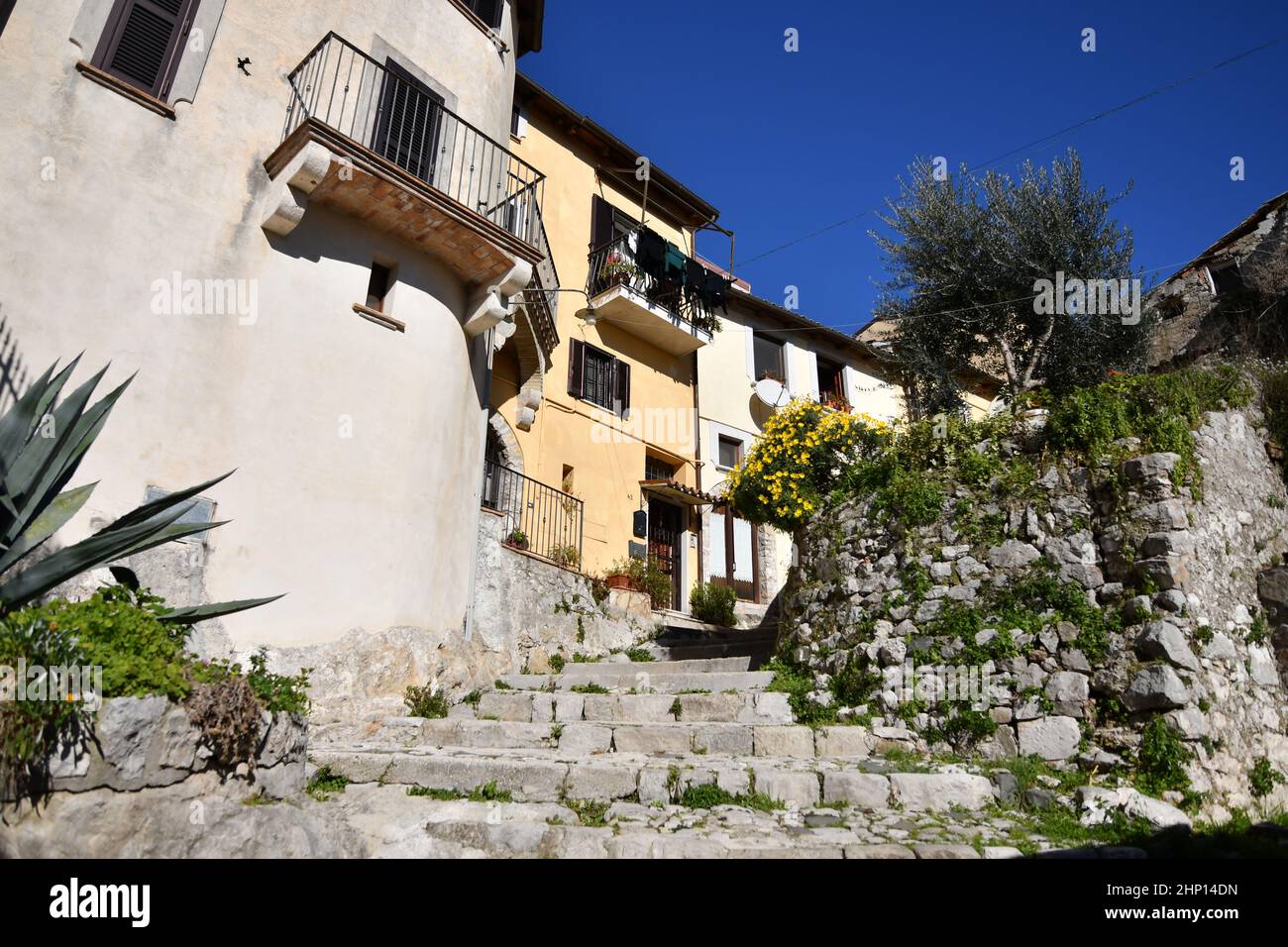 The Italian village of Itri Stock Photo - Alamy