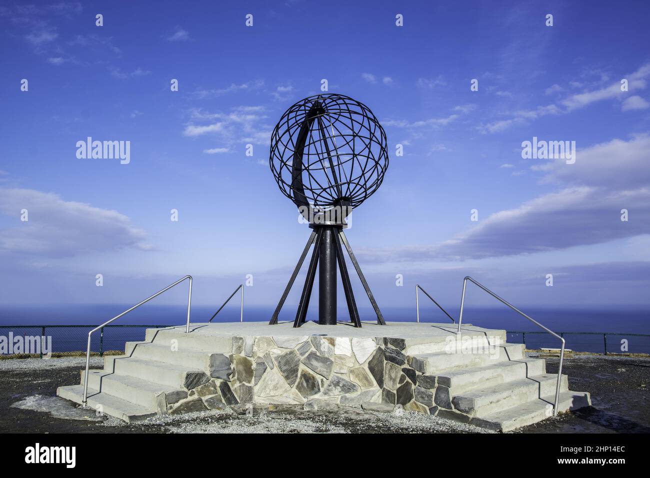 North cape globe monument hi-res stock photography and images - Alamy
