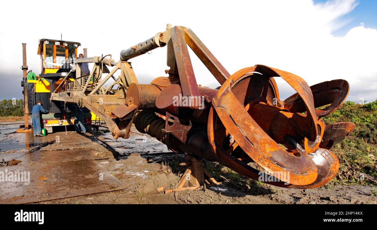 Cutter suction dredging hi-res stock photography and images - Alamy