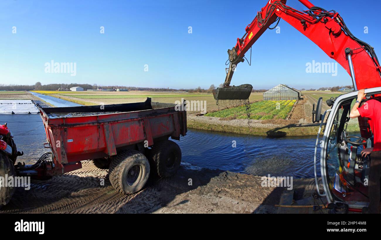 Small scale dredging in the Netherlands Stock Photo - Alamy