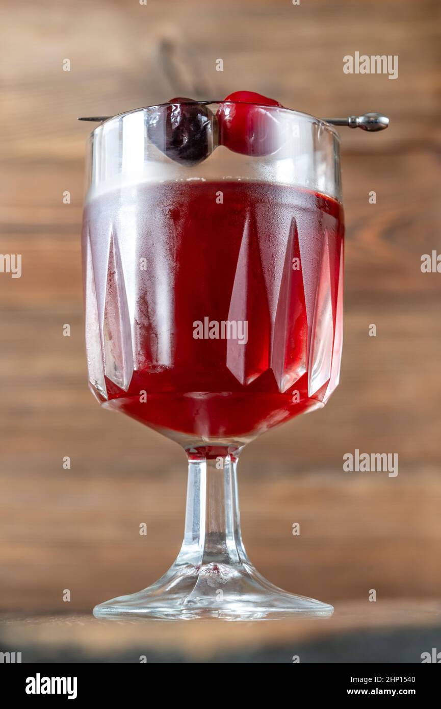 Cocktail luxardo cherry hi-res stock photography and images - Alamy