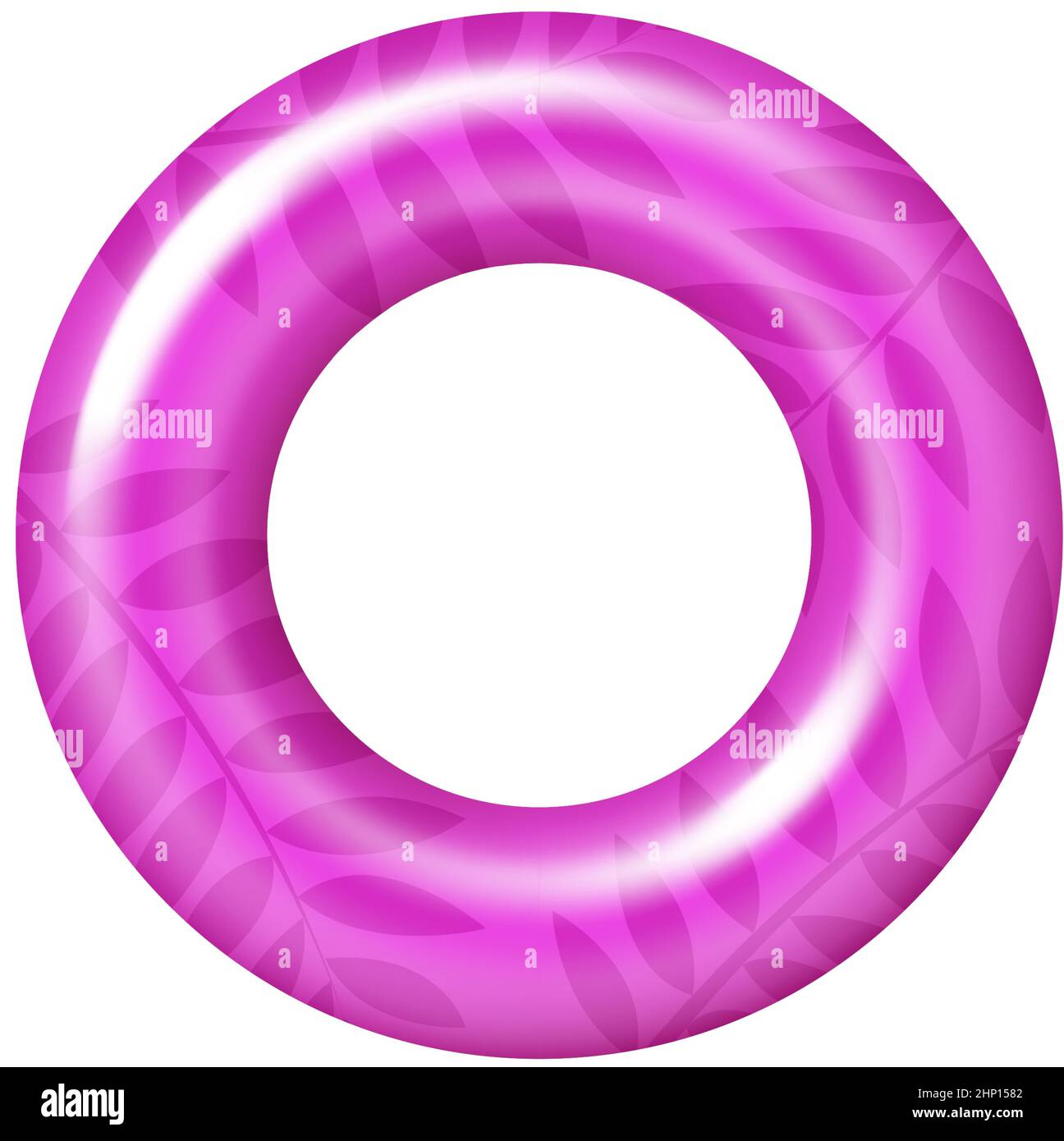 Summer swim ring. Inflatable rubber pool donut Stock Vector Image & Art ...