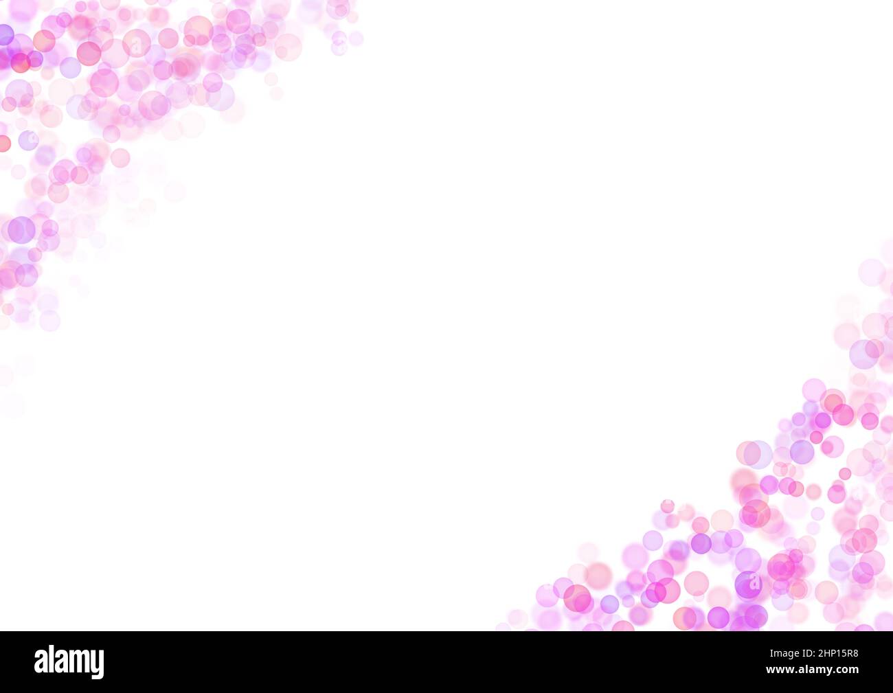 Abstract art background with light purple and lilac circle babble with ...