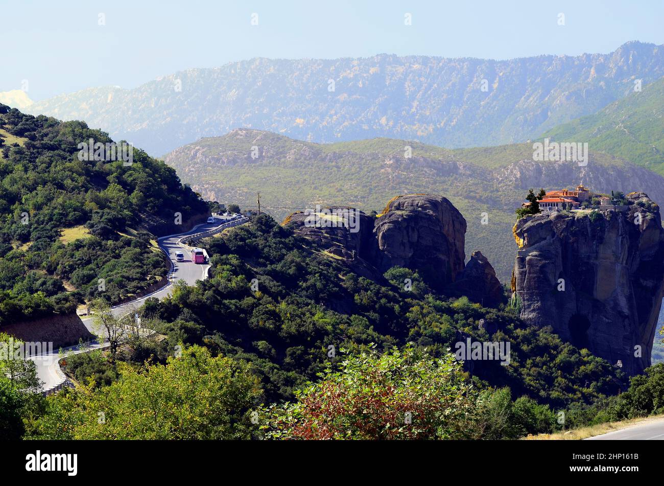 Greece, Meteora, Monastery Agia Triada aka Holy Trinity Stock Photo - Alamy