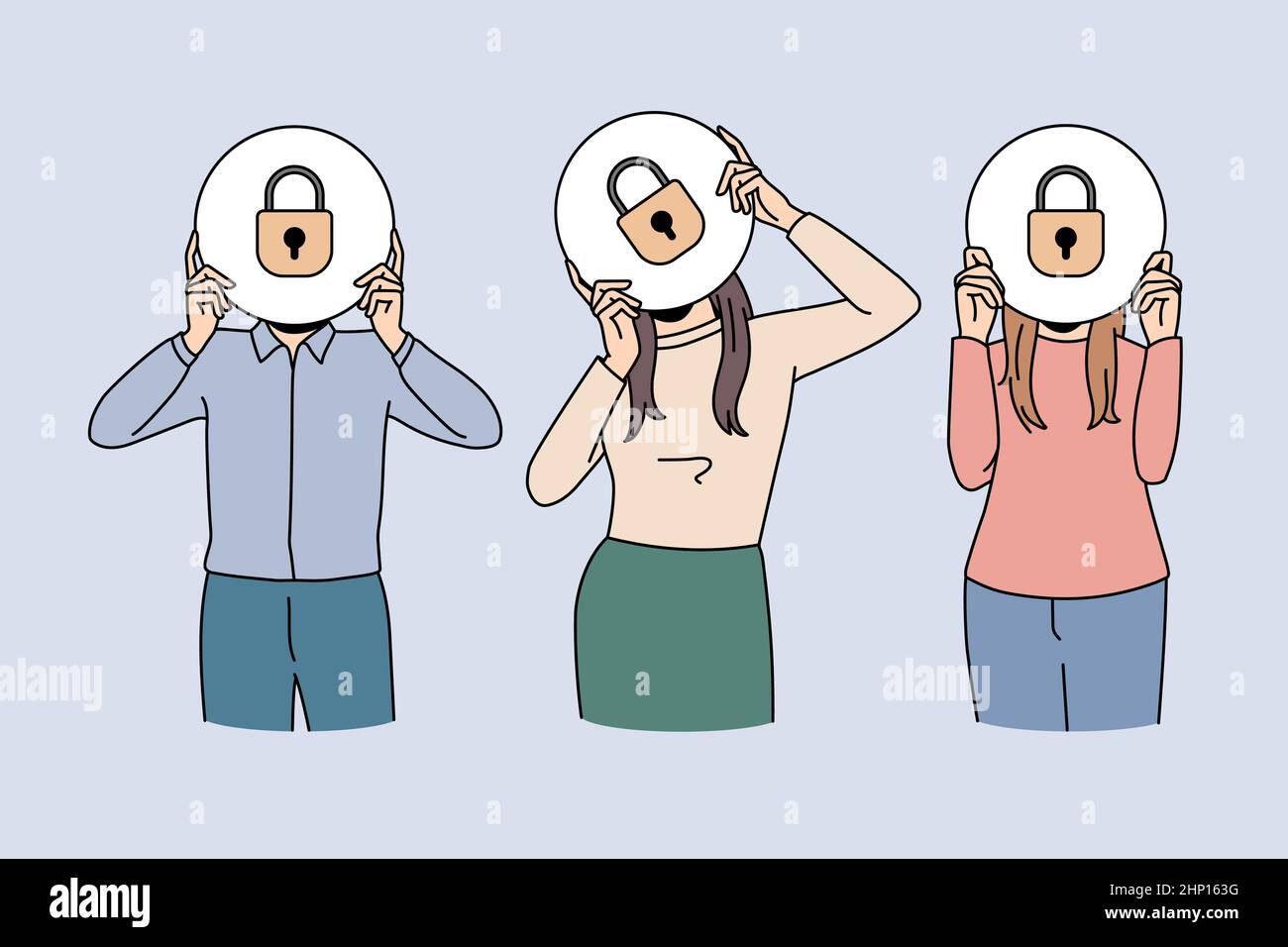 Painted security identification hi-res stock photography and images - Alamy