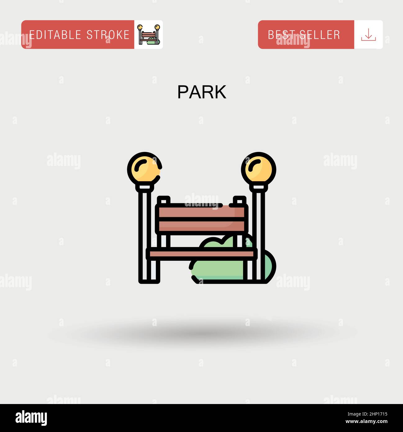 Park Simple vector icon Stock Vector Image & Art - Alamy
