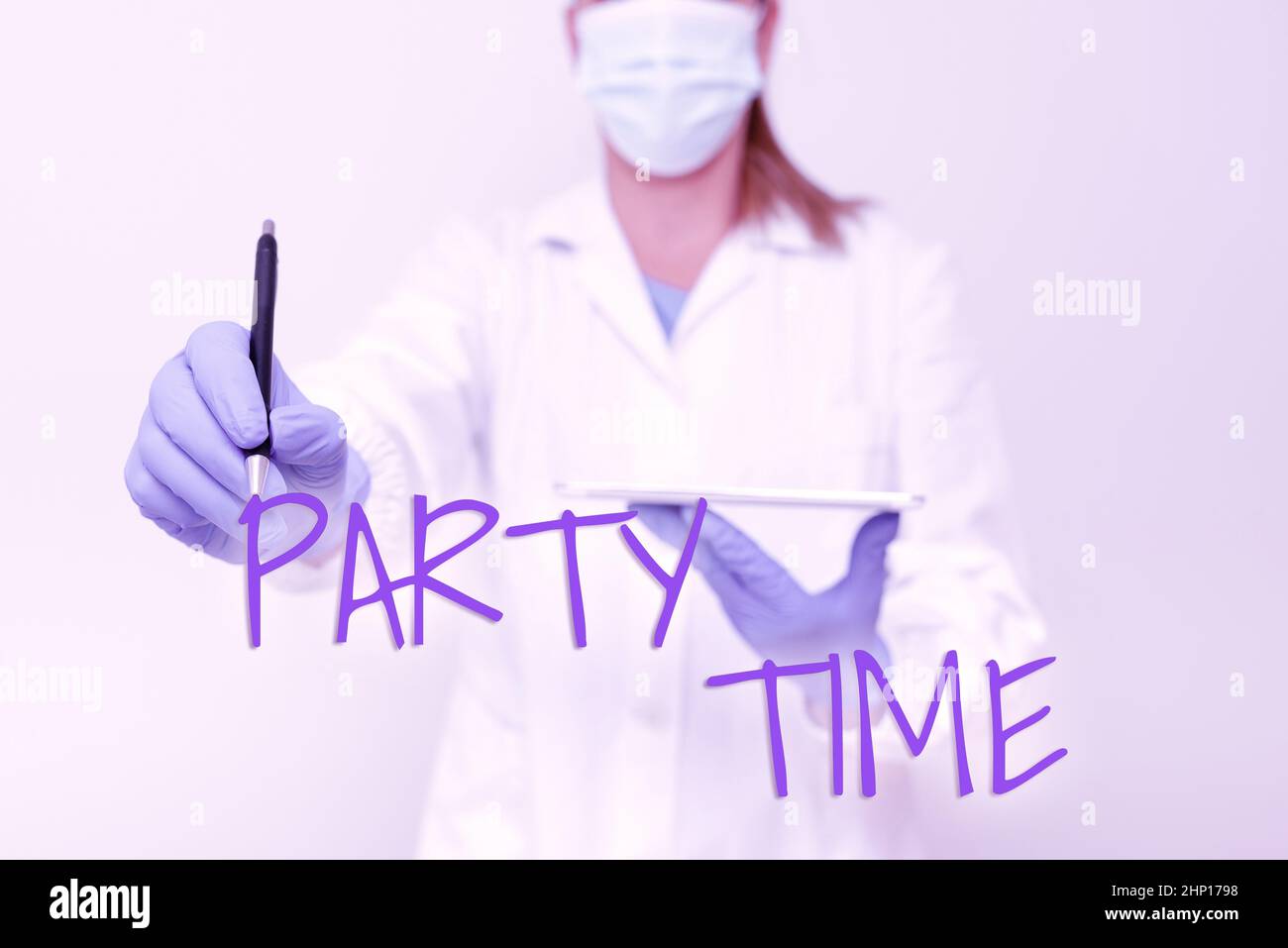 Conceptual display Party Time, Business approach the right moment to ...