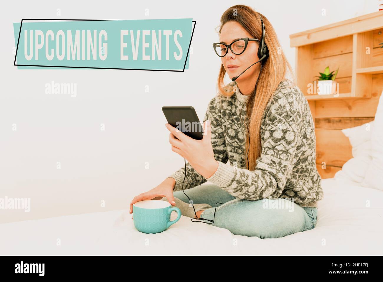 Hand writing sign Upcoming Events, Concept meaning thing that will ...