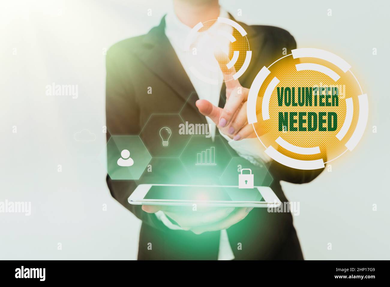 Writing displaying text Volunteer Needed, Business concept asking ... Writing displaying text Volunteer Needed, Business concept asking ...
