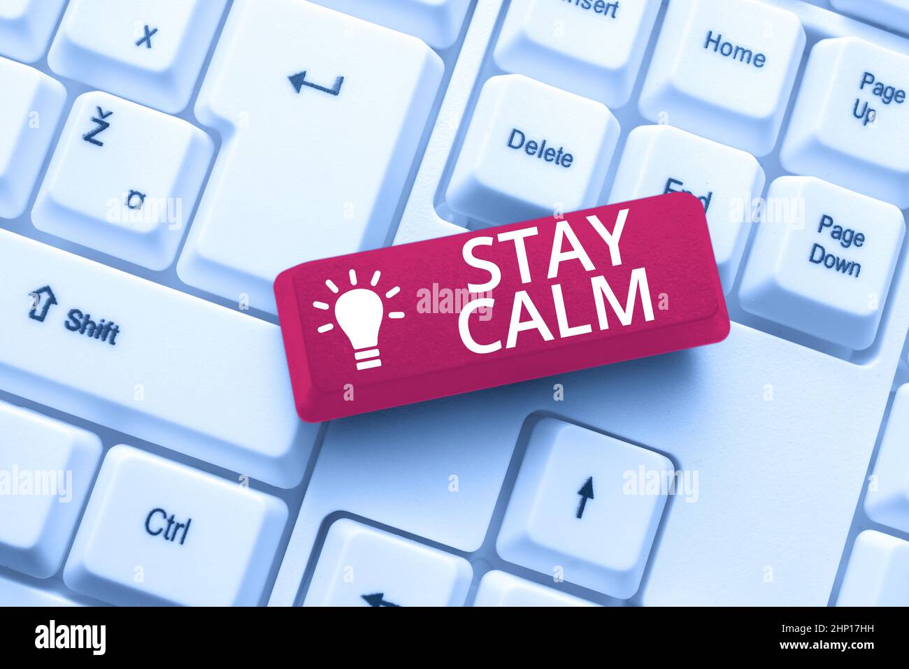 Conceptual display Stay Calm, Business idea Maintain in a state of ...