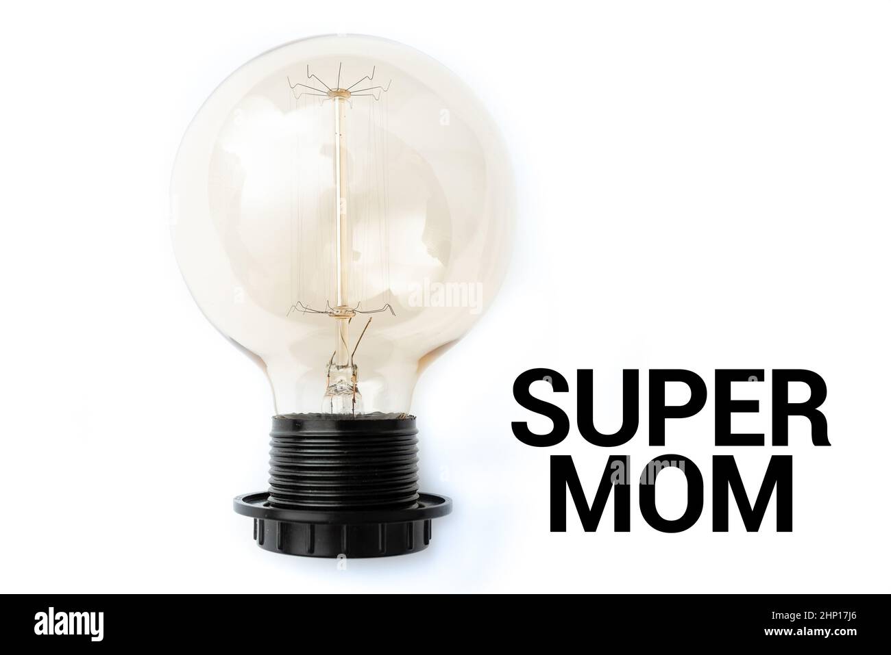 Writing displaying text Super Mom, Internet Concept a mother who can ...
