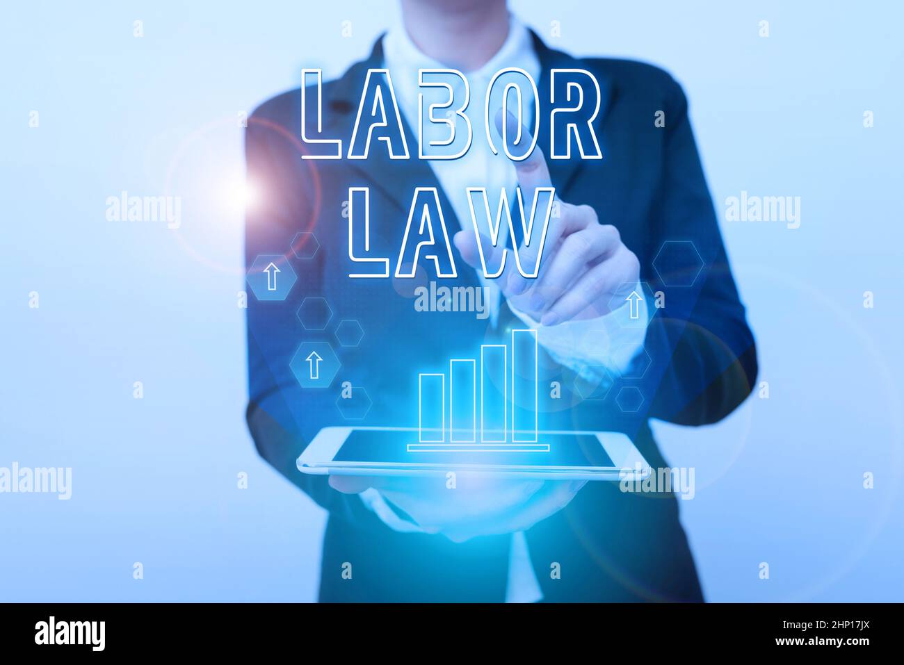 Hand writing sign Labor Law, Business overview rules relating to rights ...