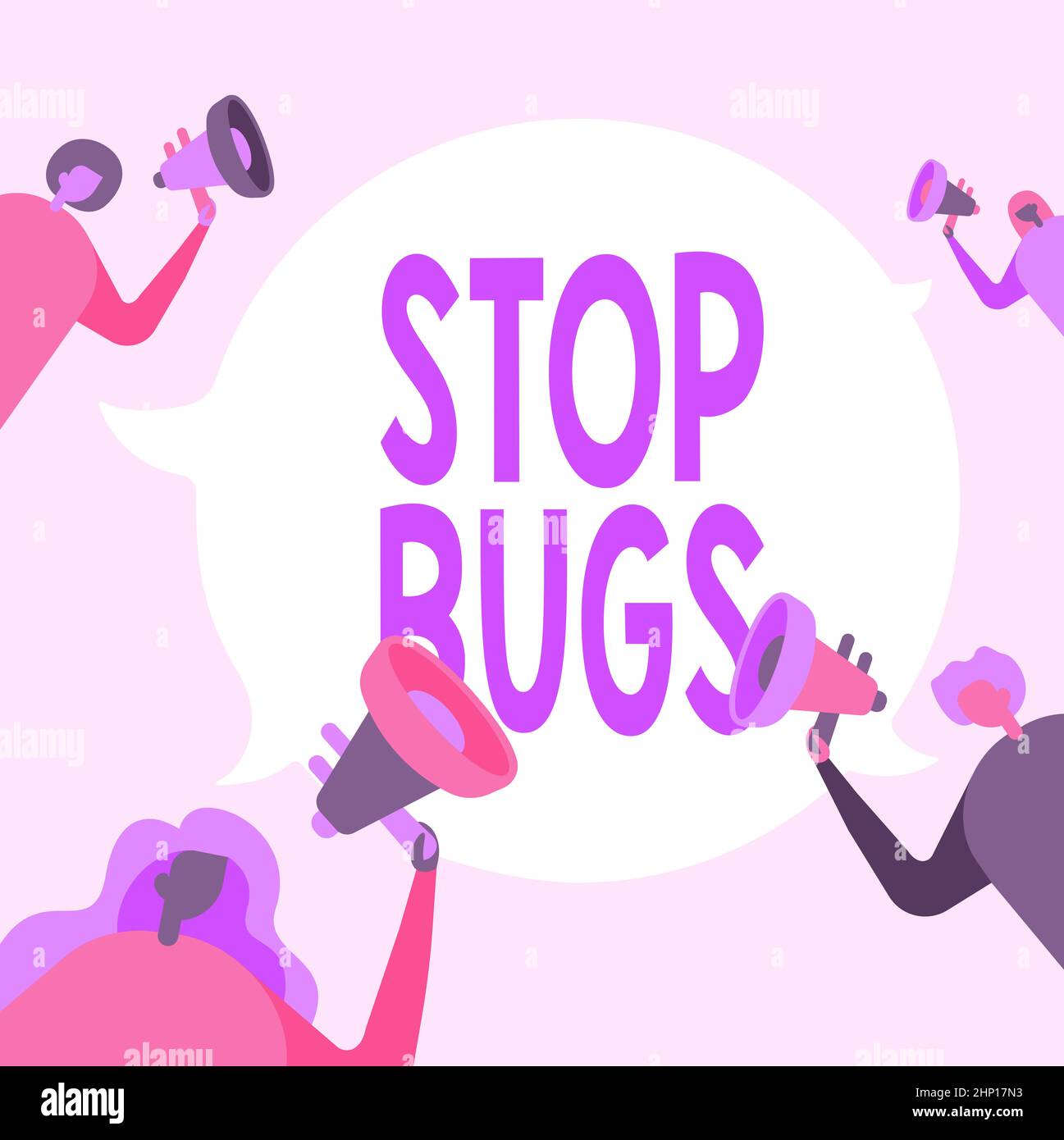 Writing displaying text Stop Bugs, Internet Concept Get rid an insect ... Writing displaying text Stop Bugs, Internet Concept Get rid an insect ...