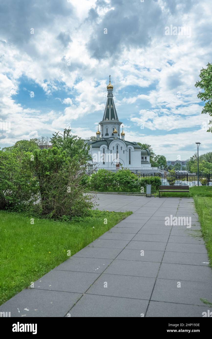 Holy right believing grand duke alexander nevsky hi-res stock ...
