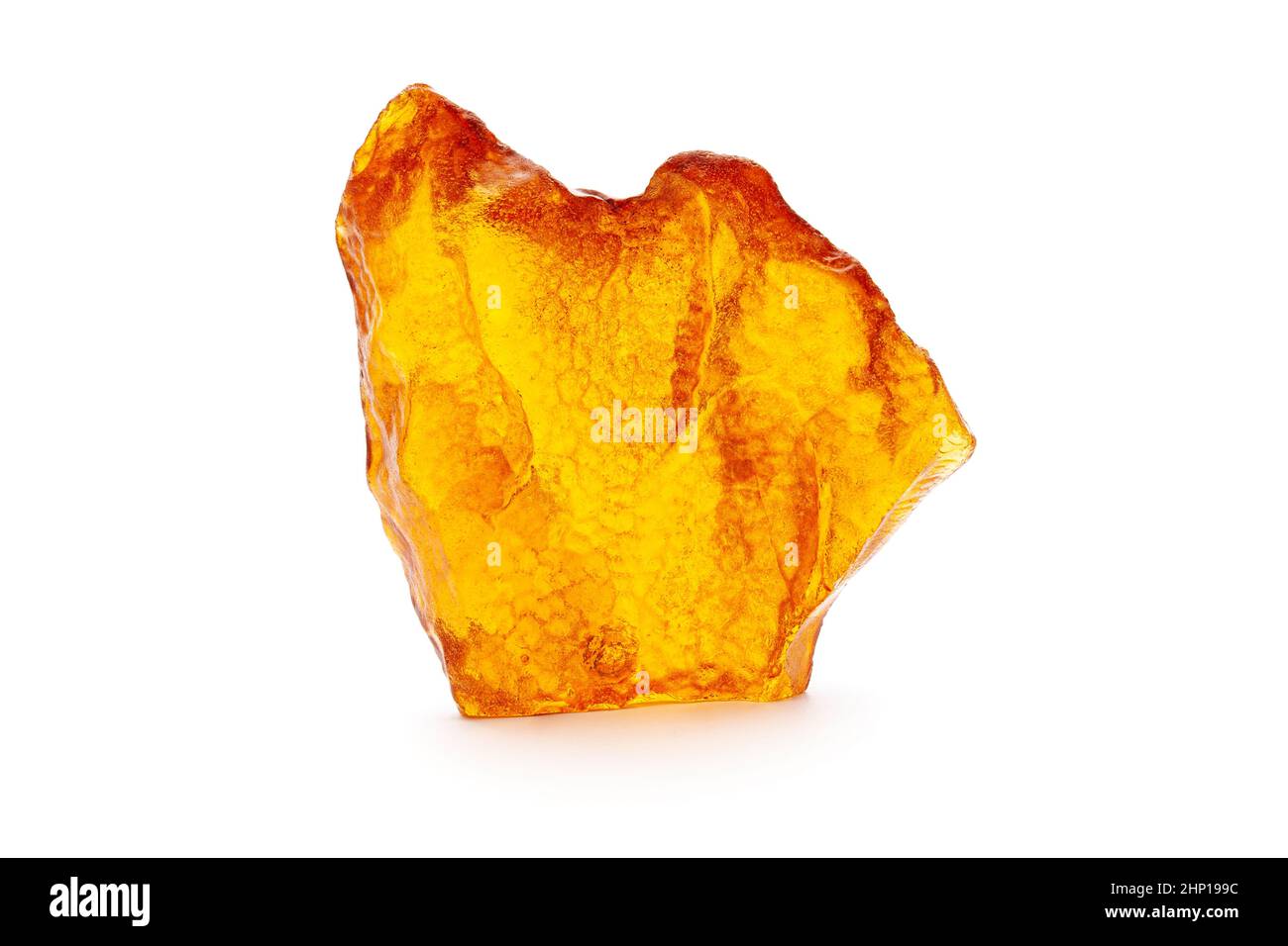 A piece of yellow opaque natural amber classification color Clear ...