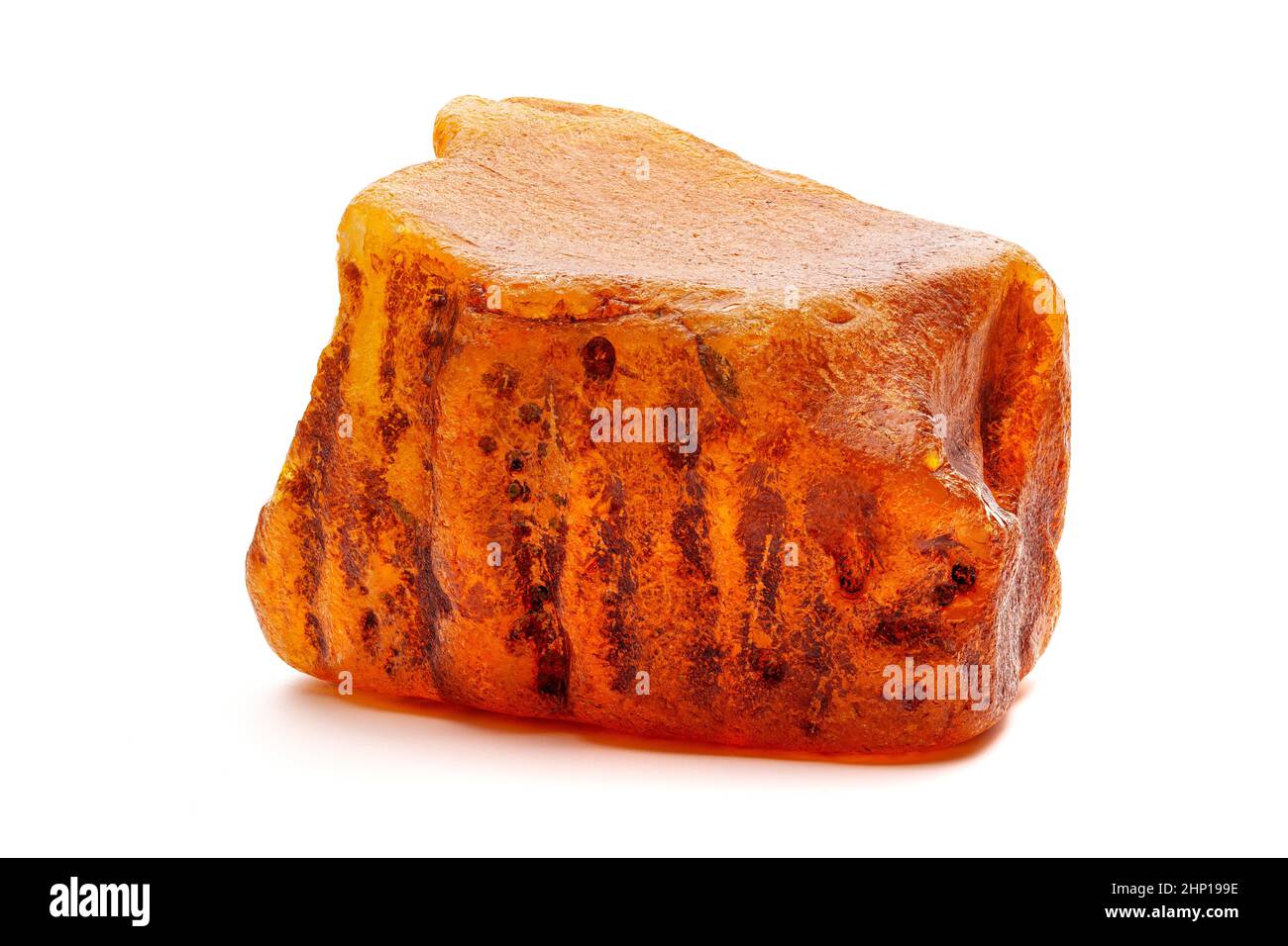 A piece of yellow opaque natural amber classification color Bastard ...