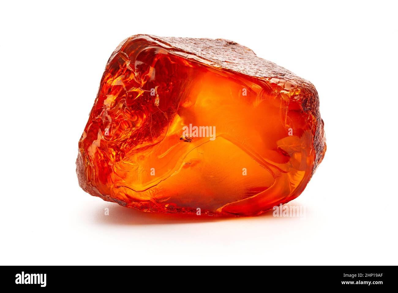 A piece of yellow opaque natural amber classification color Clear ...