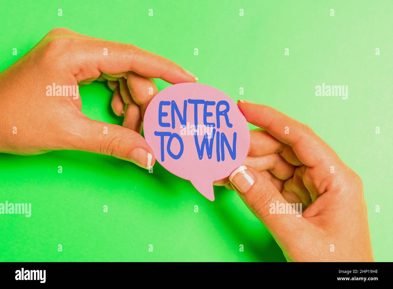 Handwriting text Enter To Win, Word for exchanging something value for ...