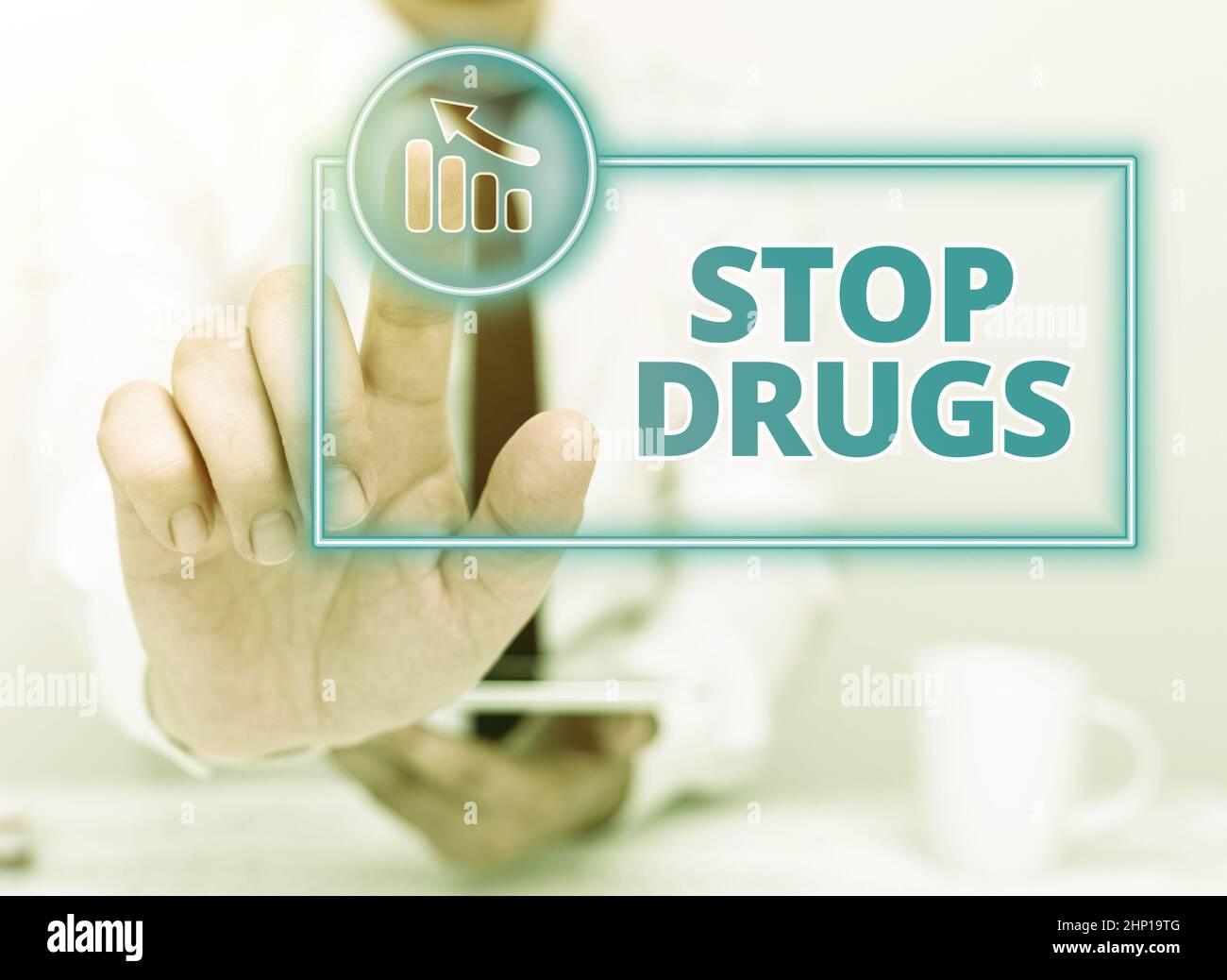 Inspiration showing sign Stop Drugs, Business idea put an end on ...
