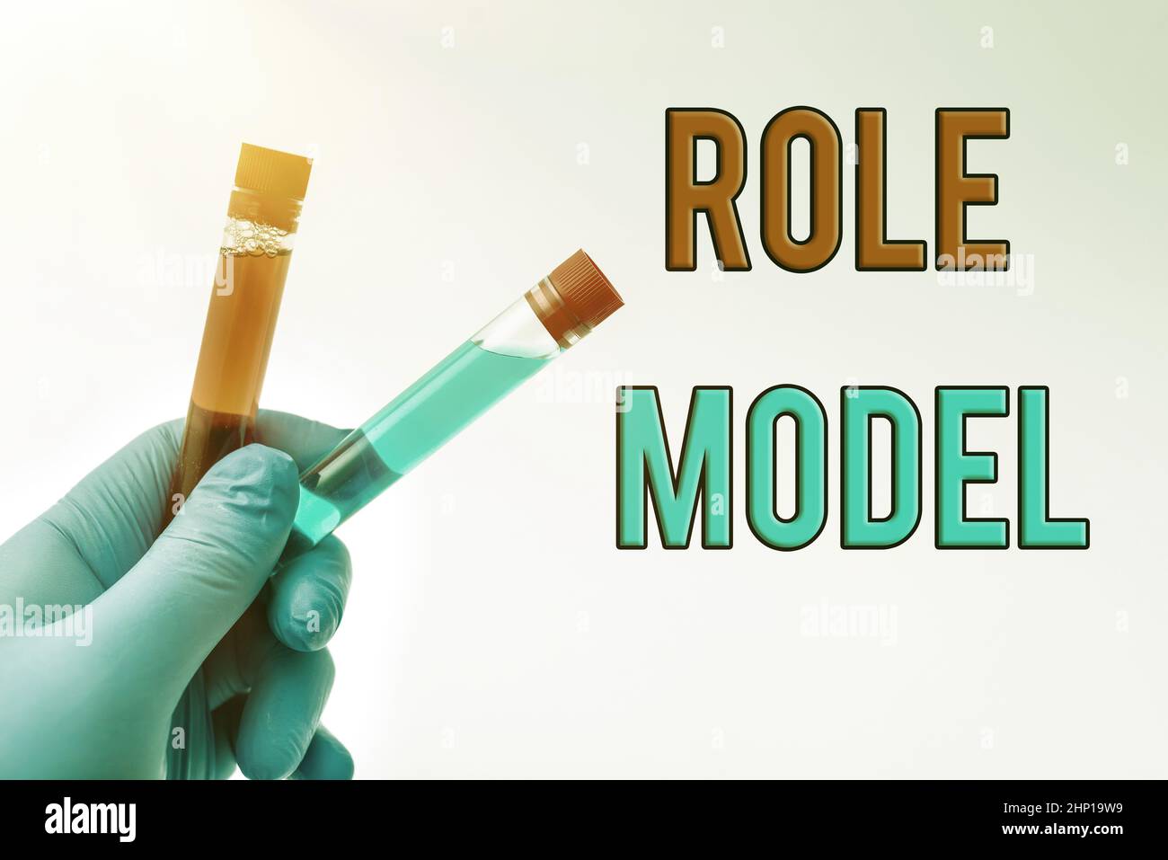 Sign displaying Role Model, Conceptual photo a person looked to by ...