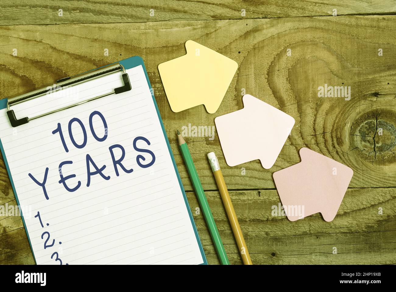Sign displaying 100 Years, Word Written on Remembering special day for ...