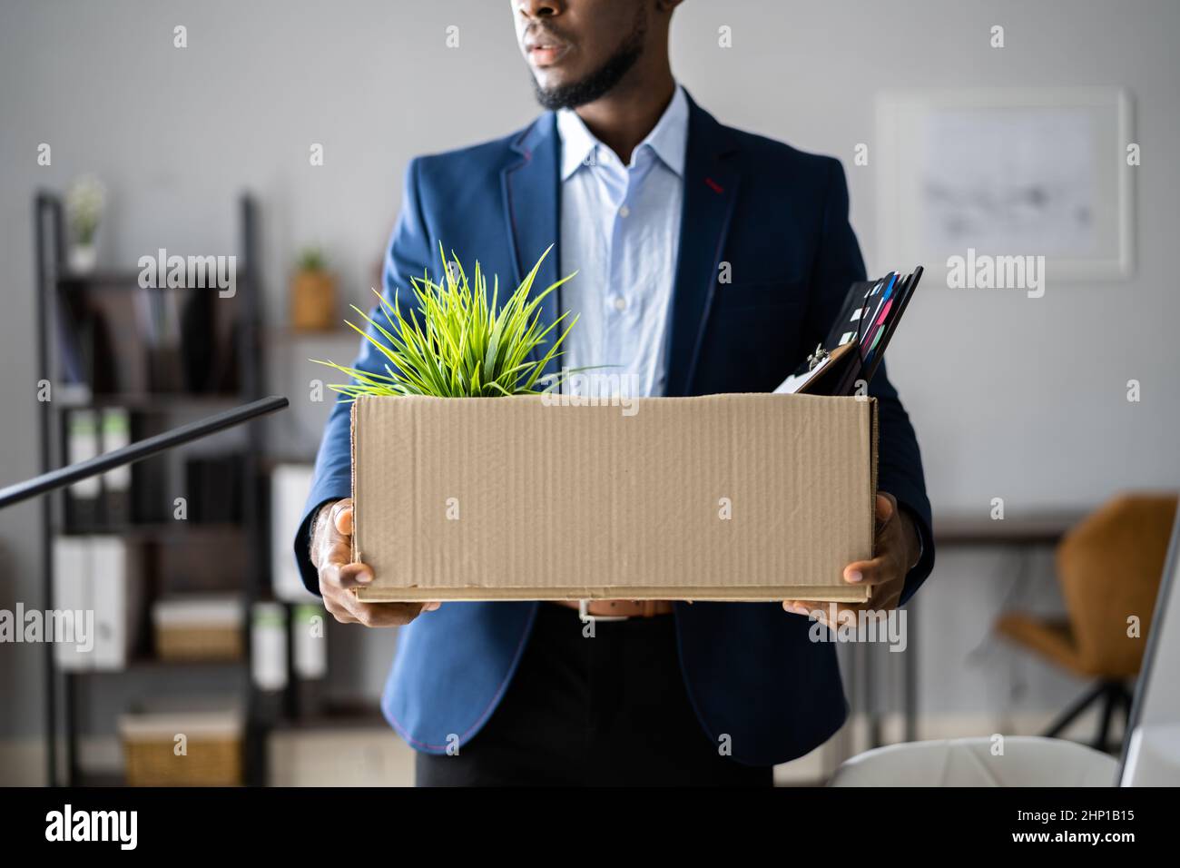 Fired employee box hi-res stock photography and images - Alamy