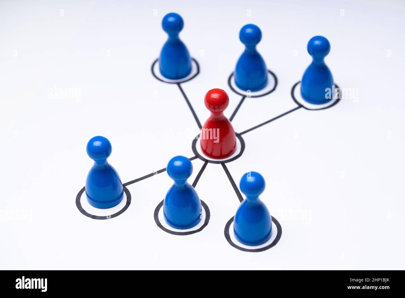 Business Mediation Concept. People Mediator Between Parties Stock Photo ...