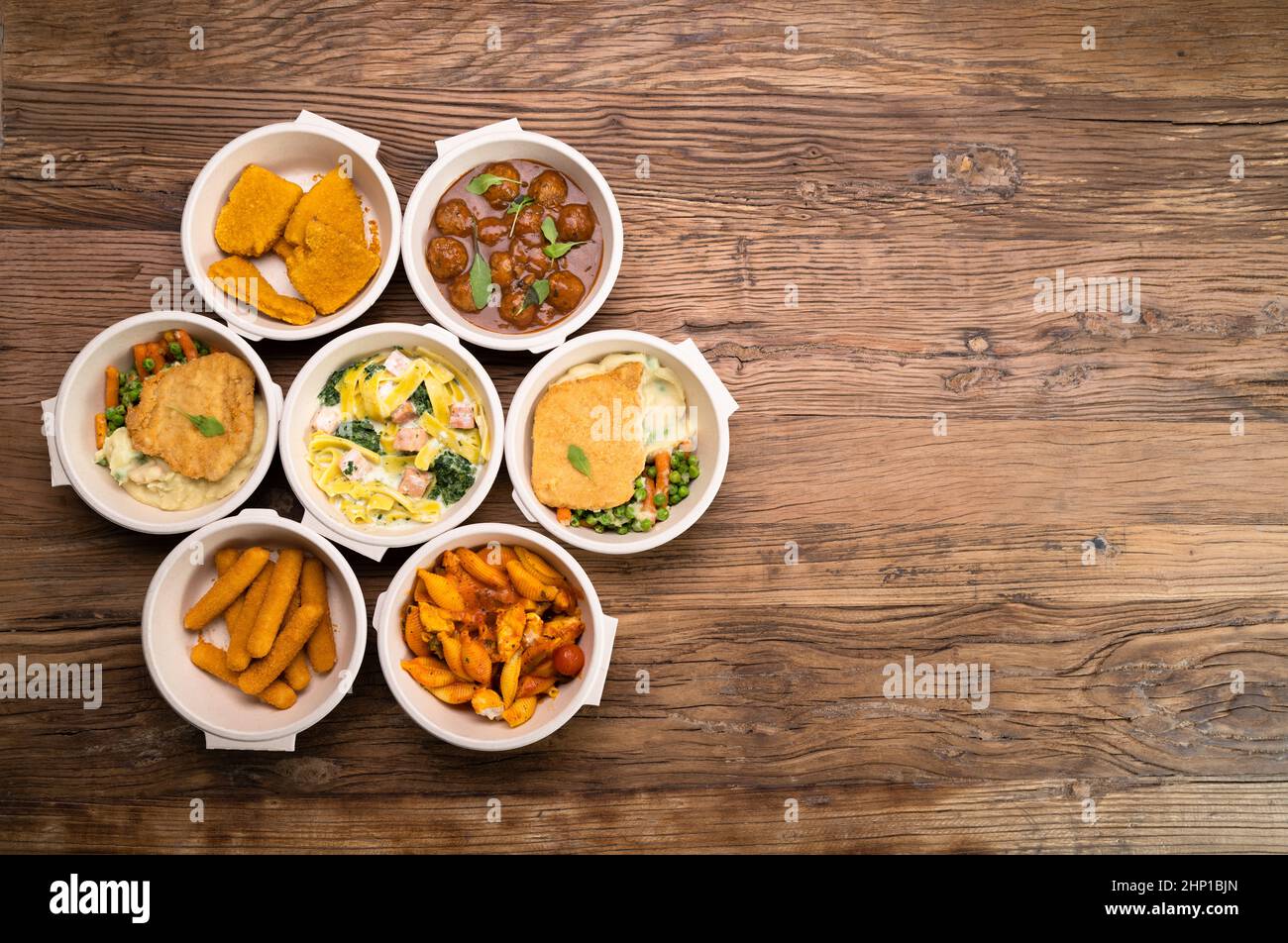 Healthy Food Diet Lunch And Dinner Meals Stock Photo - Alamy