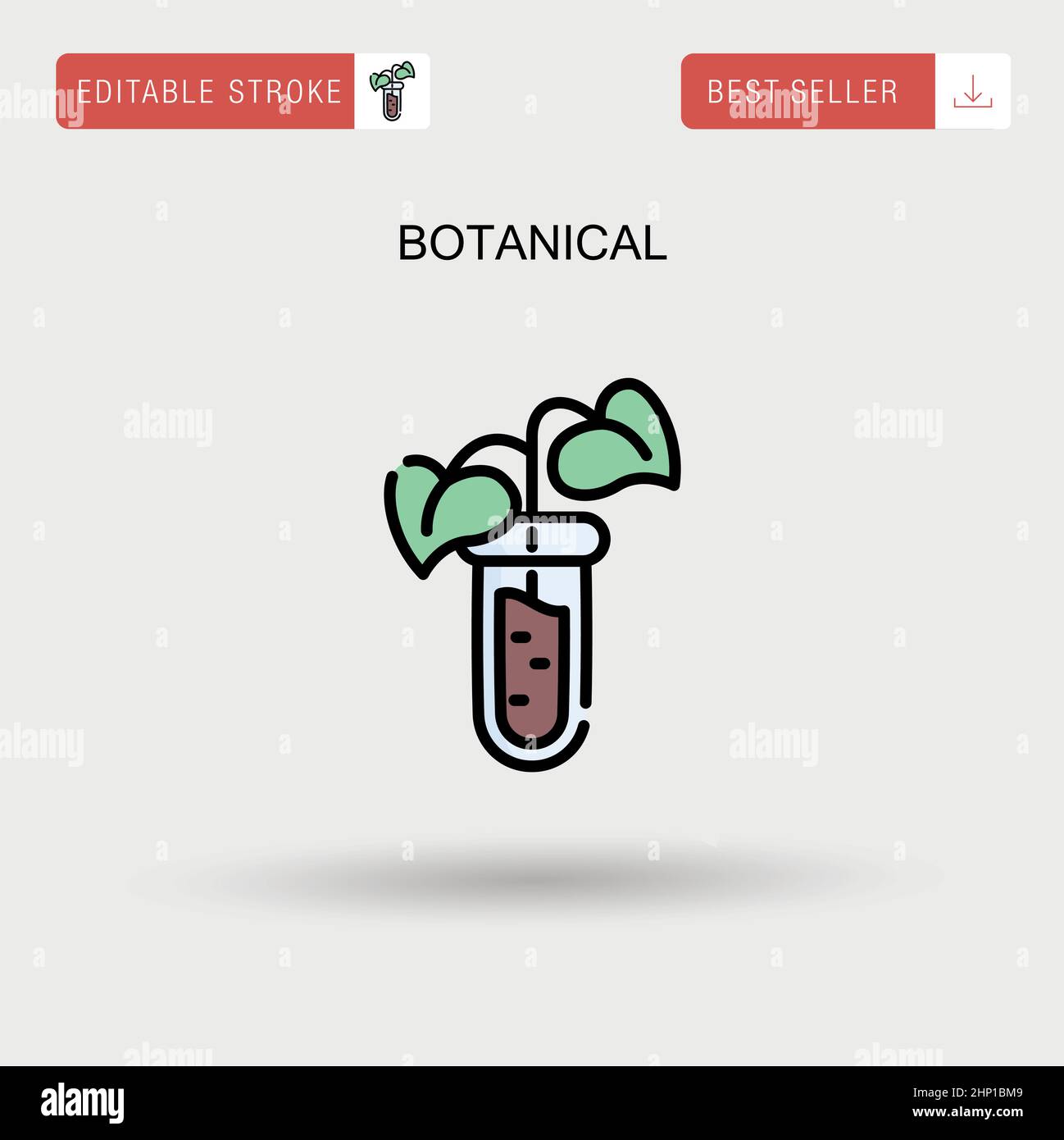 Botanical icon hi-res stock photography and images - Alamy