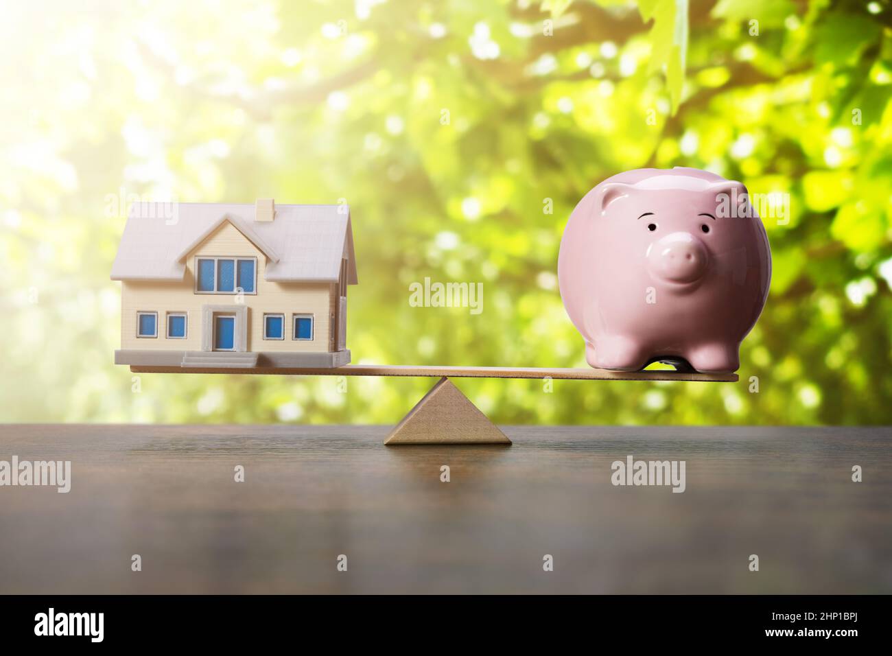 Real estate seesaw hi-res stock photography and images - Alamy