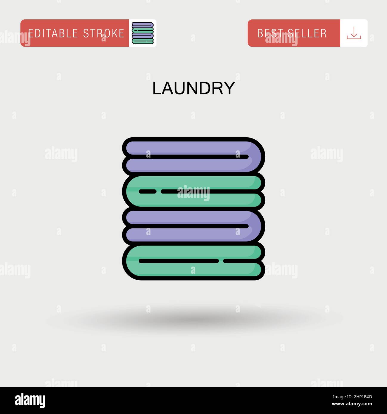 Laundry Simple vector icon Stock Vector Image & Art - Alamy