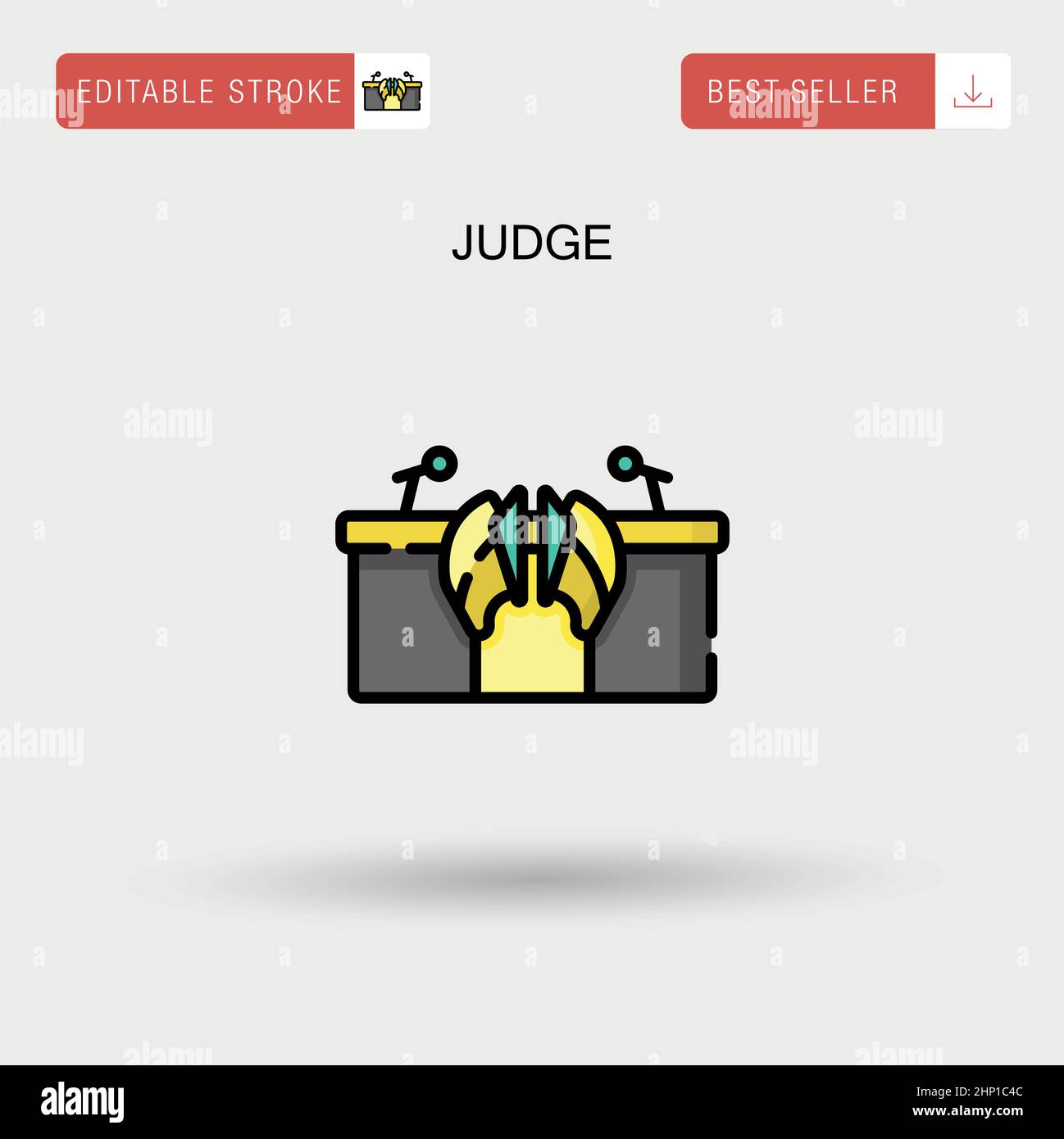 Supreme courtroom Stock Vector Images - Alamy