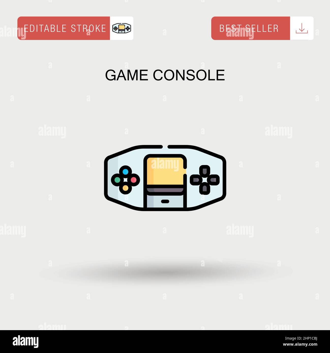 Video game controller 3d Stock Vector Images - Alamy