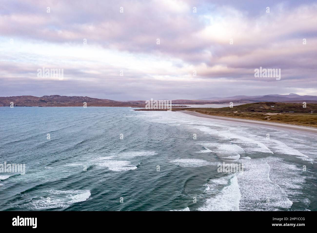 Grianan of Aileach ring fort, Donegal - Ireland Stock Photo - Alamy
