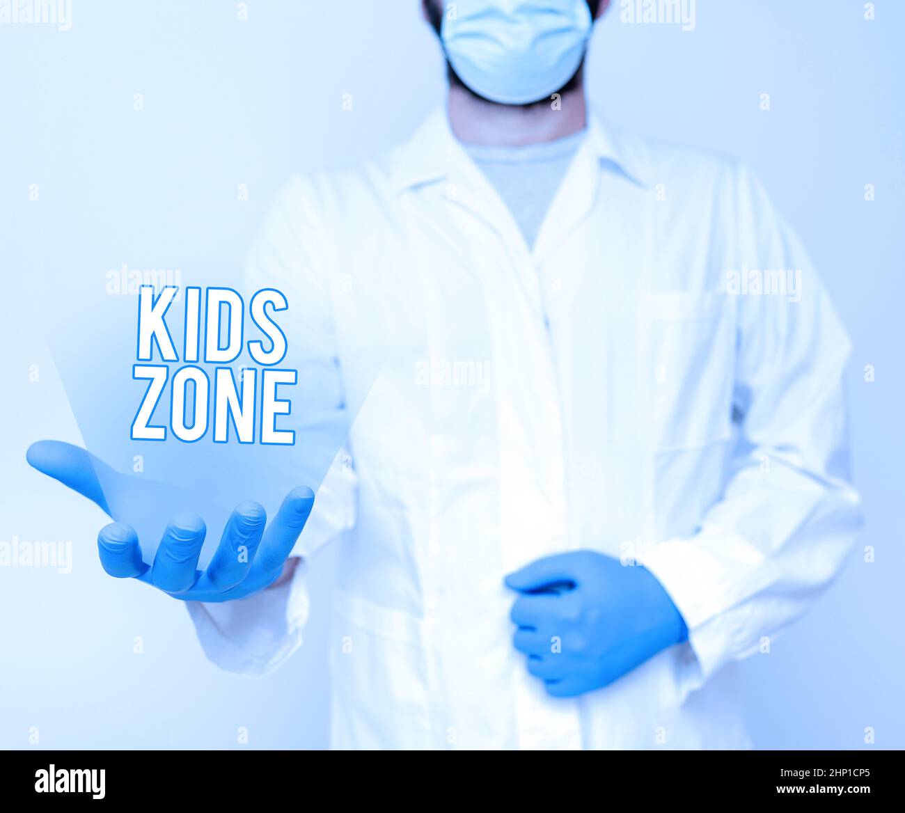 Sign displaying Kids Zone, Business concept An area or a region ...