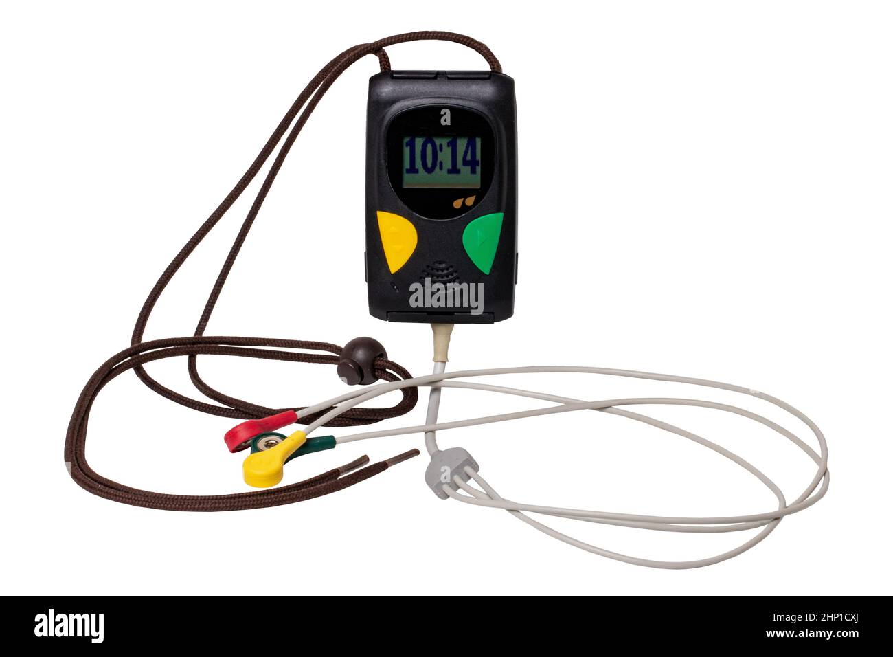 Heart monitor with ECG. Close-up of a Heart monitor with EKG ...