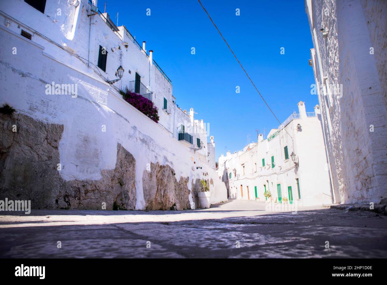 Through the characteristic white streets of the magical town of Ostuni ...