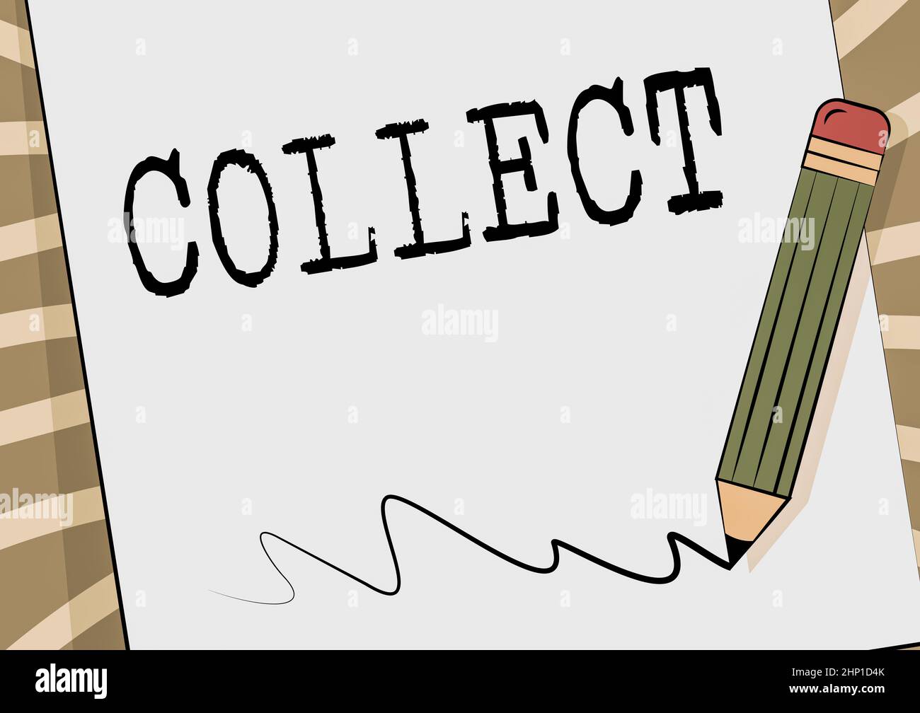 Text caption presenting Collect, Internet Concept gathering or bringing ...