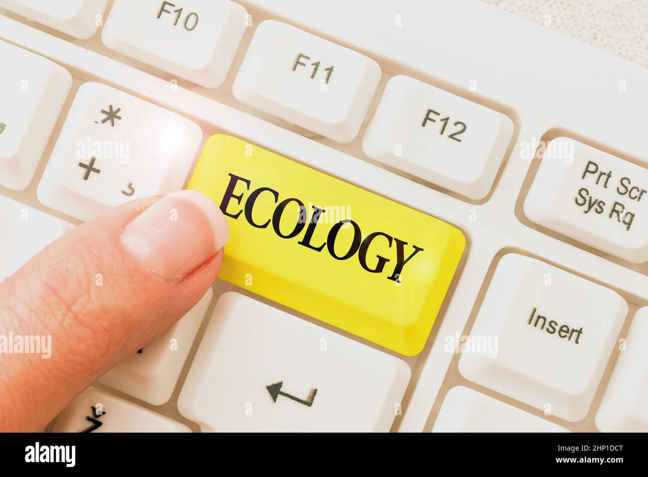 Text showing inspiration Ecology, Word Written on Branch of science ...