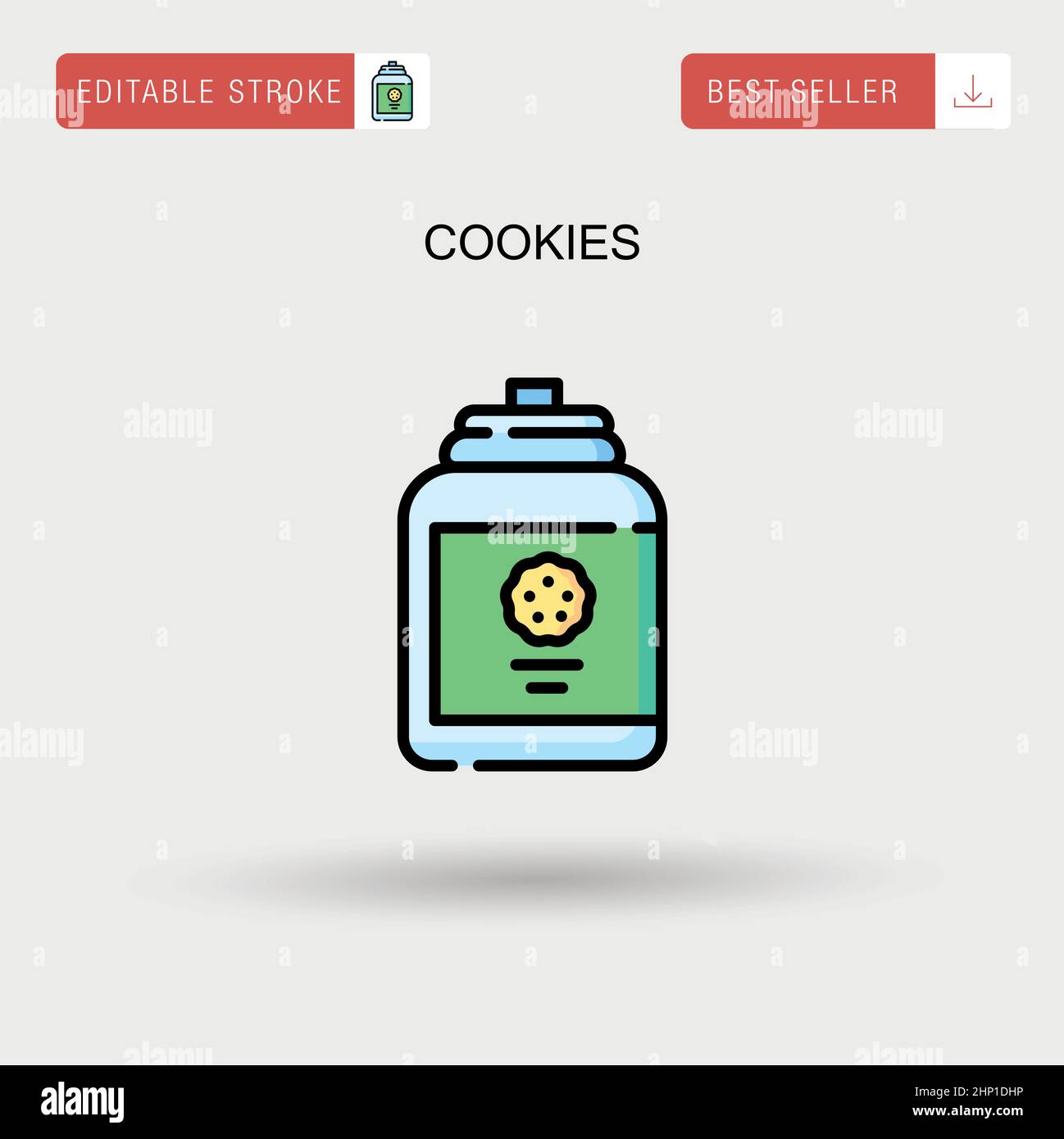 Falling cookies Stock Vector Images - Alamy