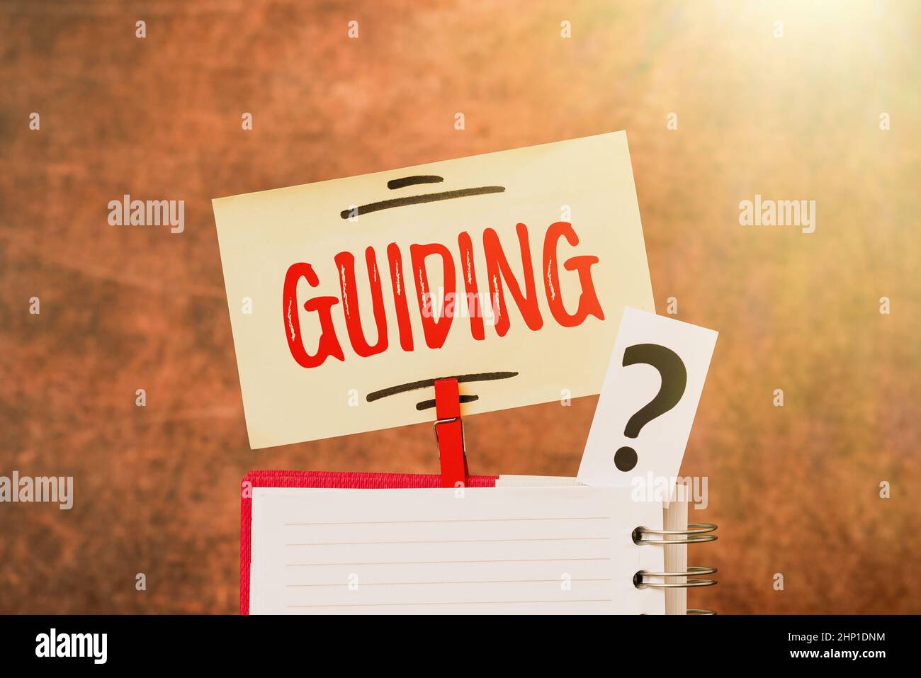 Handwriting text Guiding, Business approach to show someone how to do ...