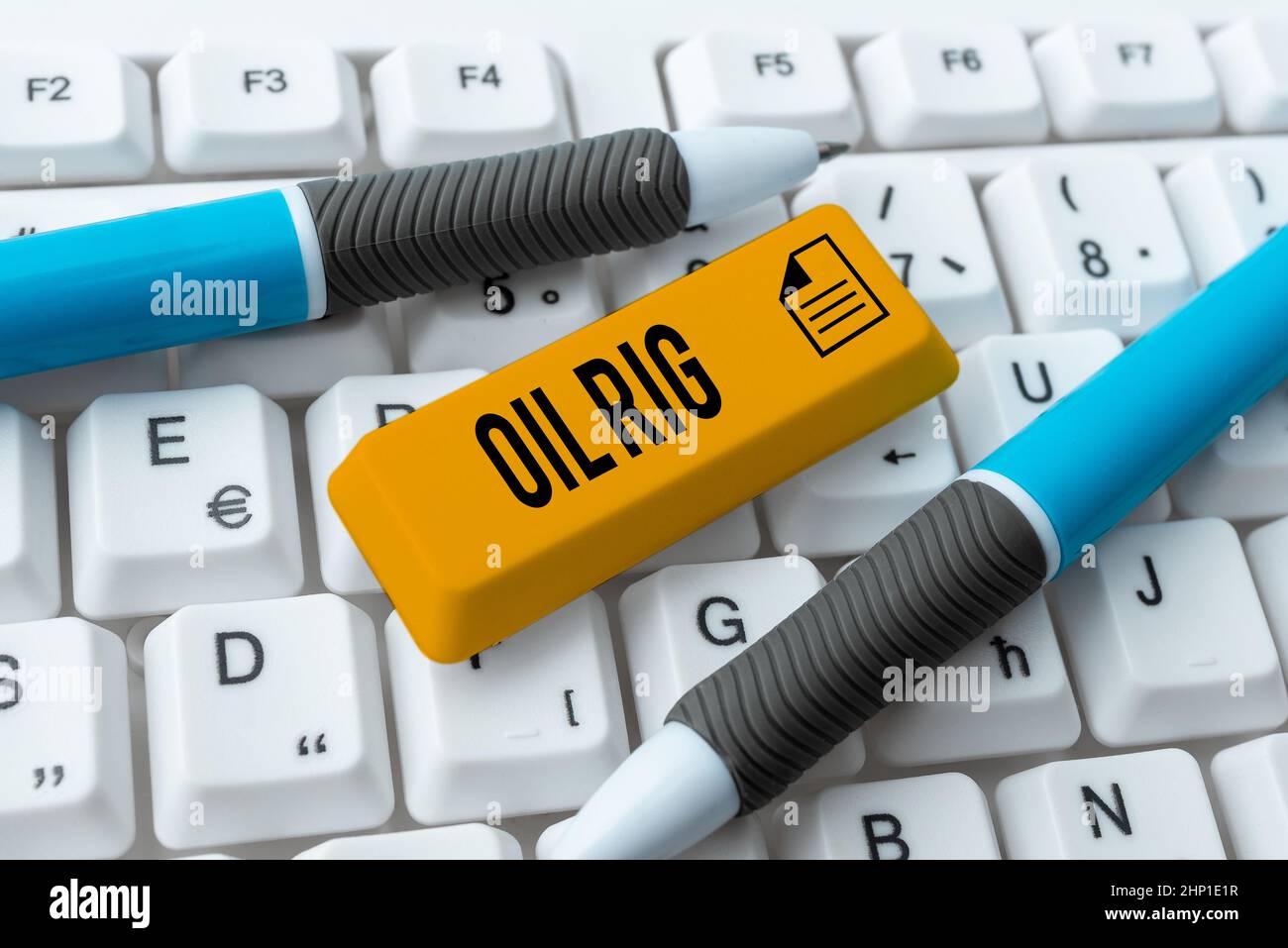 Inspiration showing sign Oil Rig, Business concept large structure with ...