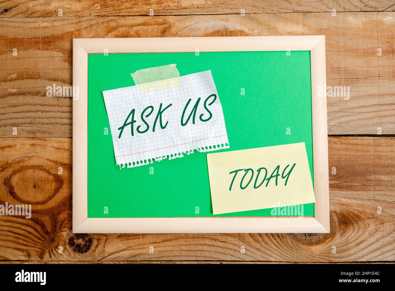 Text caption presenting Ask Us, Business showcase accepting questions ...