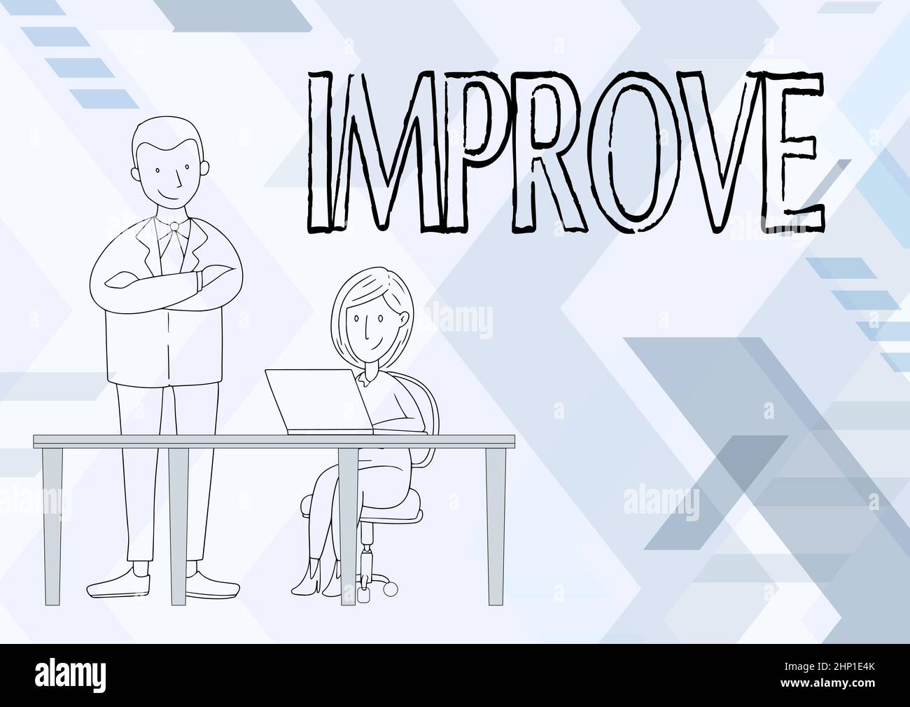 Writing displaying text Improve, Internet Concept Make become better ...