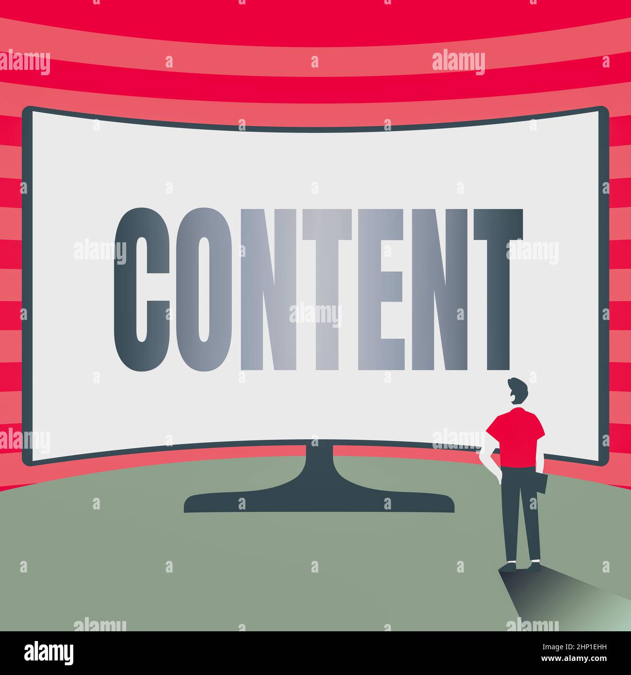 Conceptual display Content, Internet Concept Things included in ...