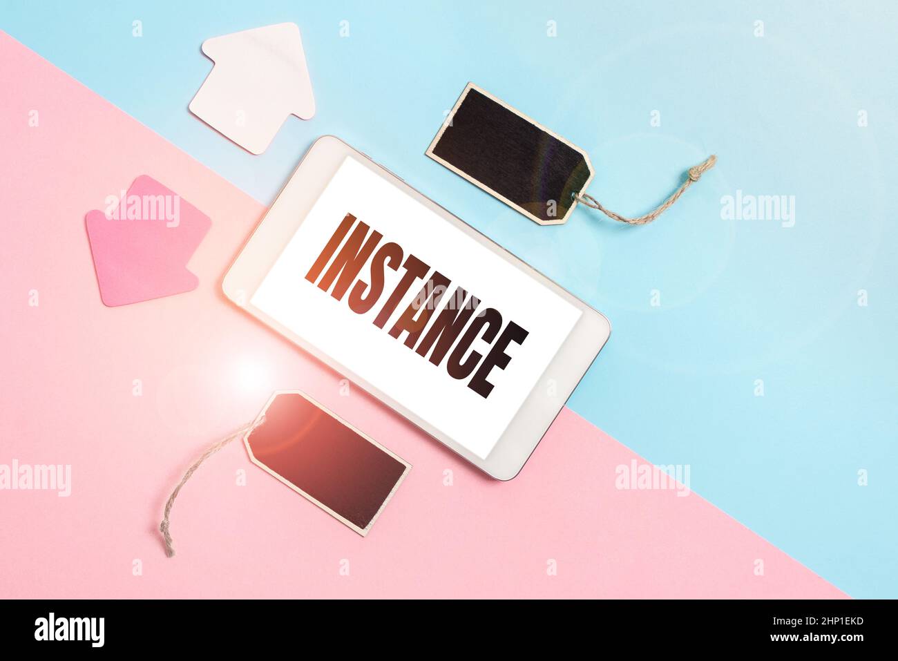 Handwriting text Instance, Concept meaning an example or single ...