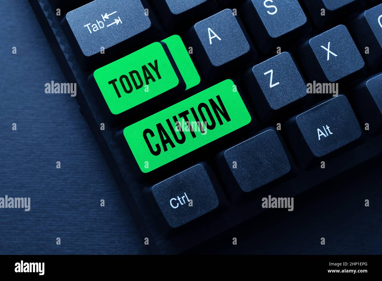 Handwriting text Caution, Word for Care taken to avoid danger or ...
