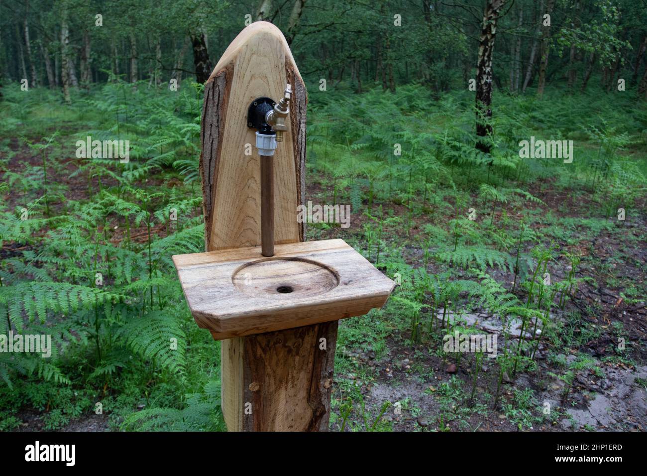 Highly original a wood hand basin at the Thorington Outdoor Theatre ...