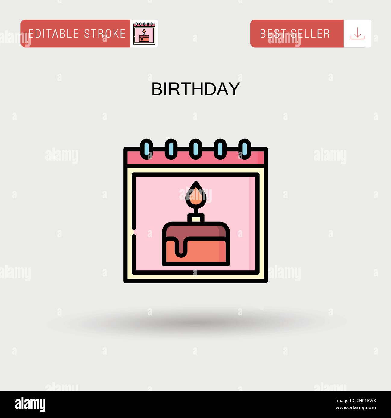 Happy birthday icon happy birthday hi-res stock photography and images ...